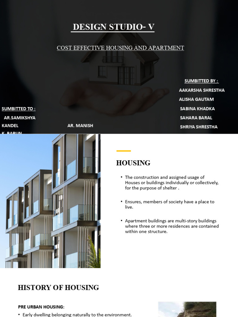 Housing and Apartment Case Study | PDF | Apartment | Building