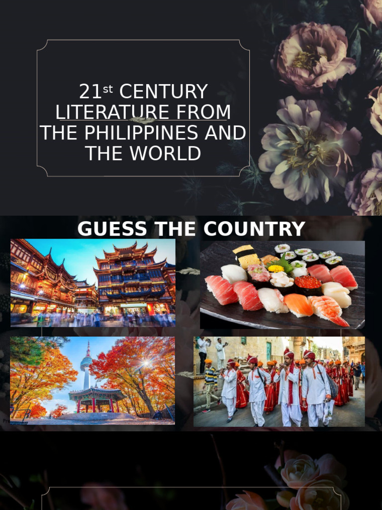 21ST PPT - ASIAN LIT - Literary Deveplopment | PDF | Cultural ...