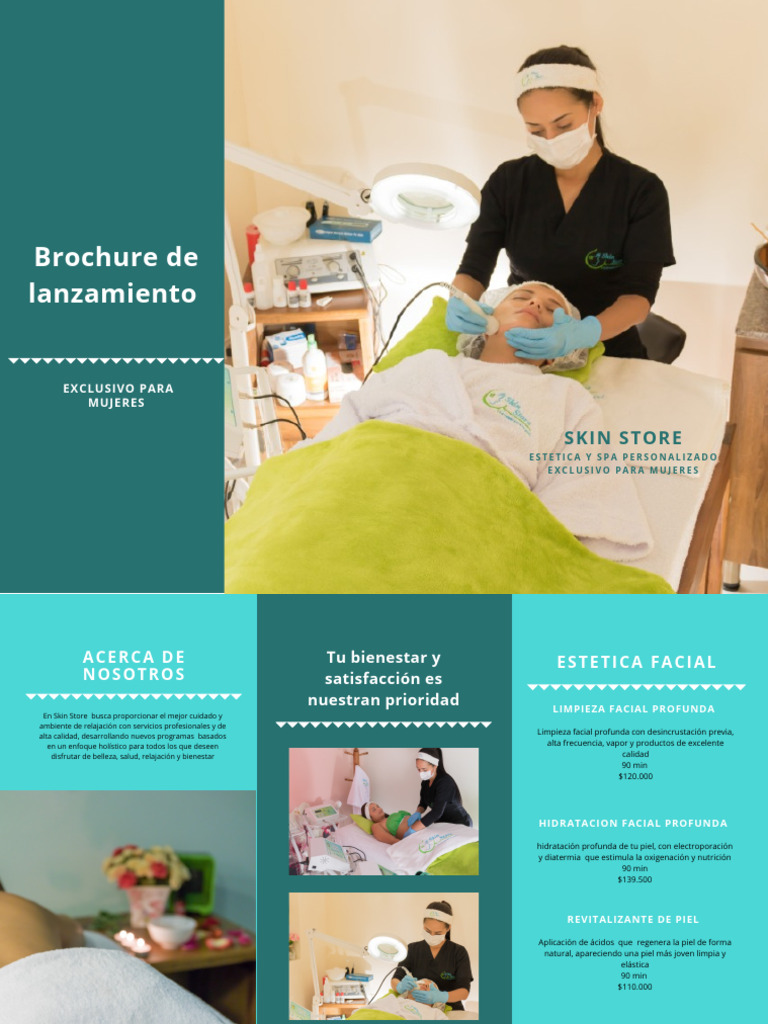 Portafolio de Servicios Skin Store | PDF | Masaje | Medicina CLINICA