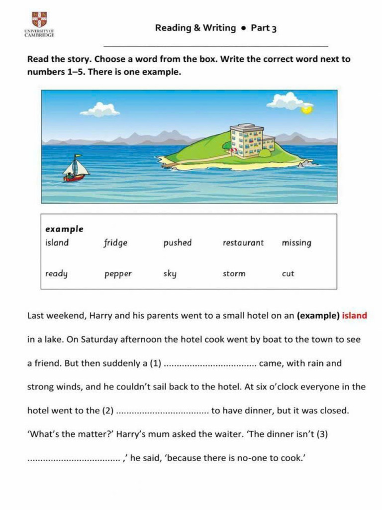 Flyers Exercise 3 | PDF