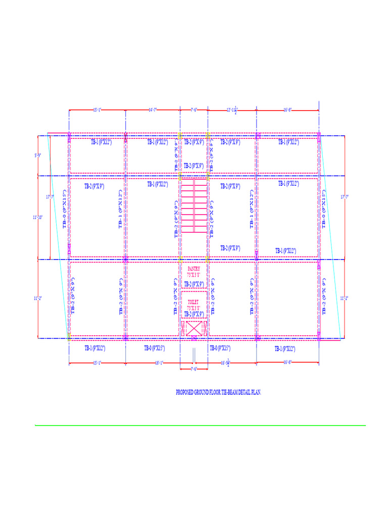 Dhanraj Tie-Beam Detail Bisra-Model | PDF