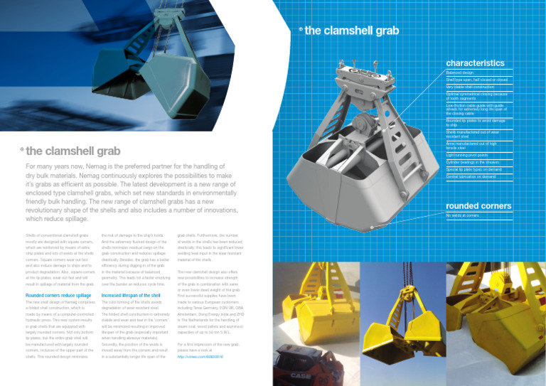 Nemag's Innovative Clamshell Grab Design | PDF | Welding | Construction
