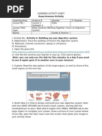 Digestive System GIZMO | PDF | Digestion | Small Intestine