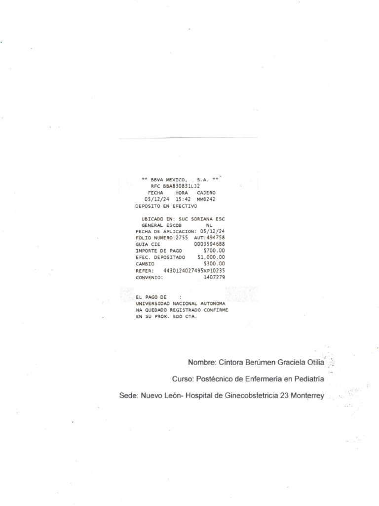 Recibo Cintora | PDF