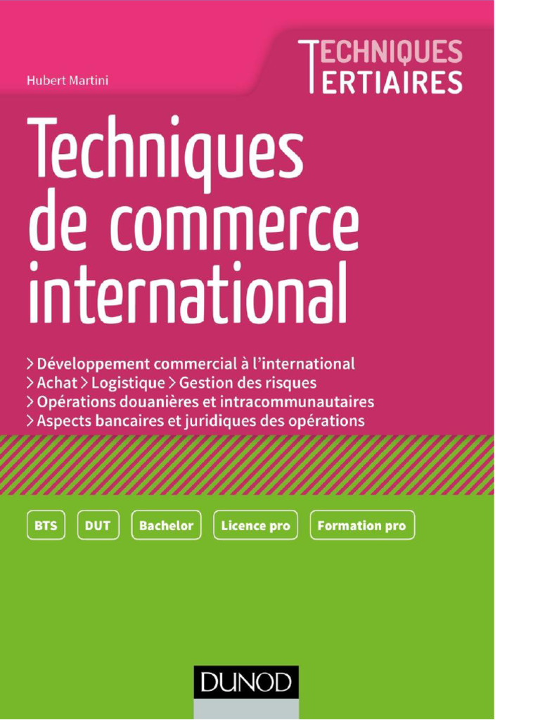 Techniques de Commerce International Compress | PDF