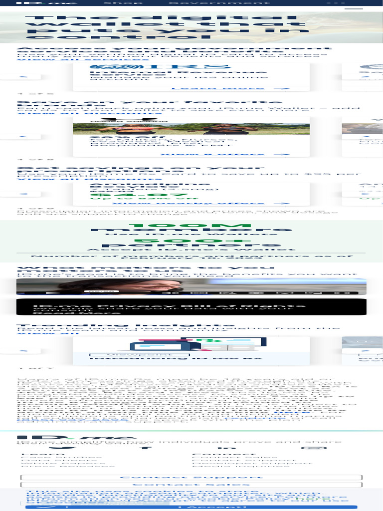 Digital Wallet, Identity Verification, and More ID - Me | PDF | Privacy