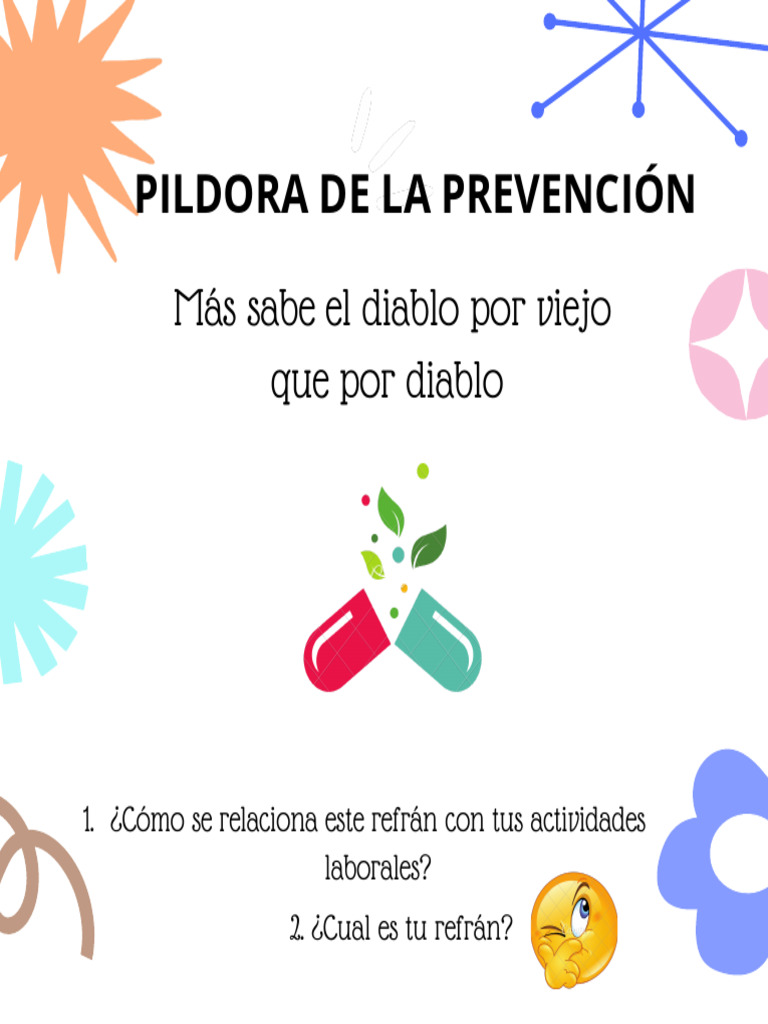 Pildoras de La Prevención 1 - 30 | PDF