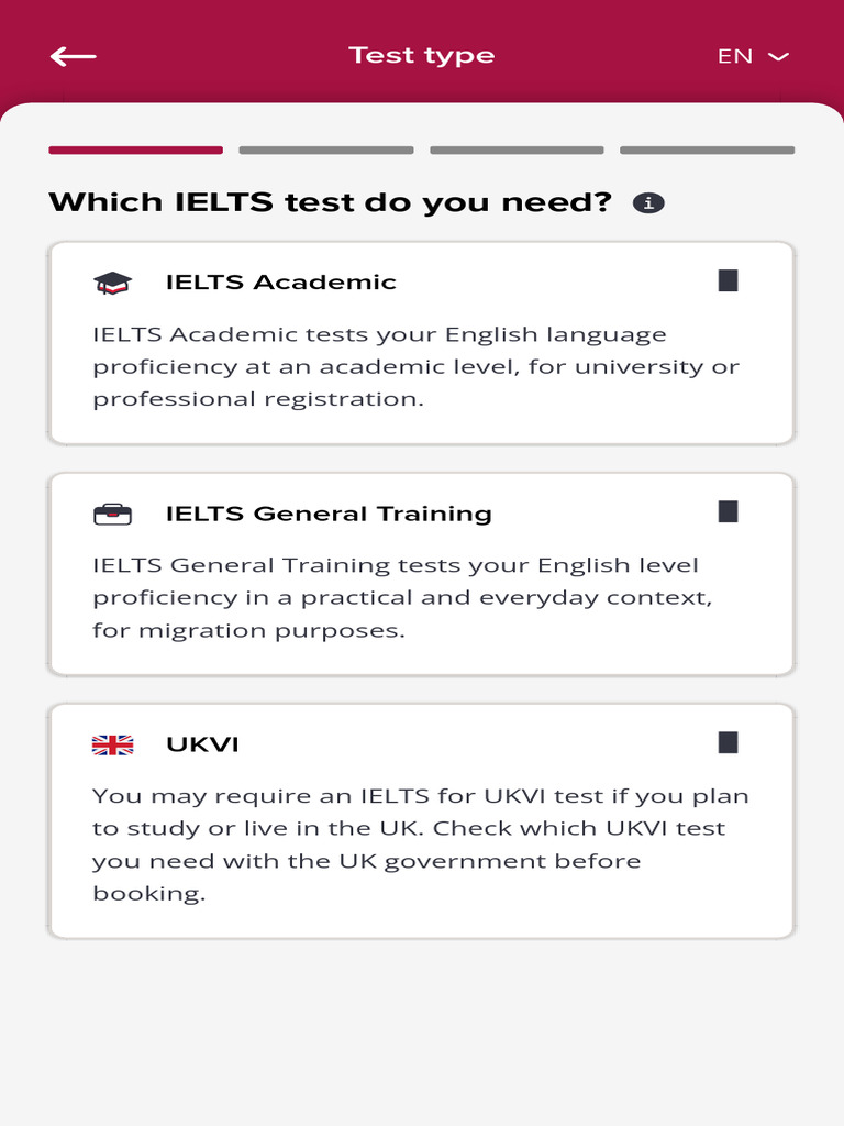 Book An Ielts Test Idp Ielts | PDF