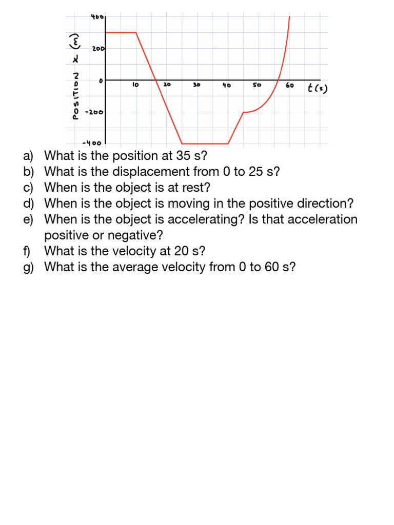 Object Motion Analysis: Position & Velocity | PDF
