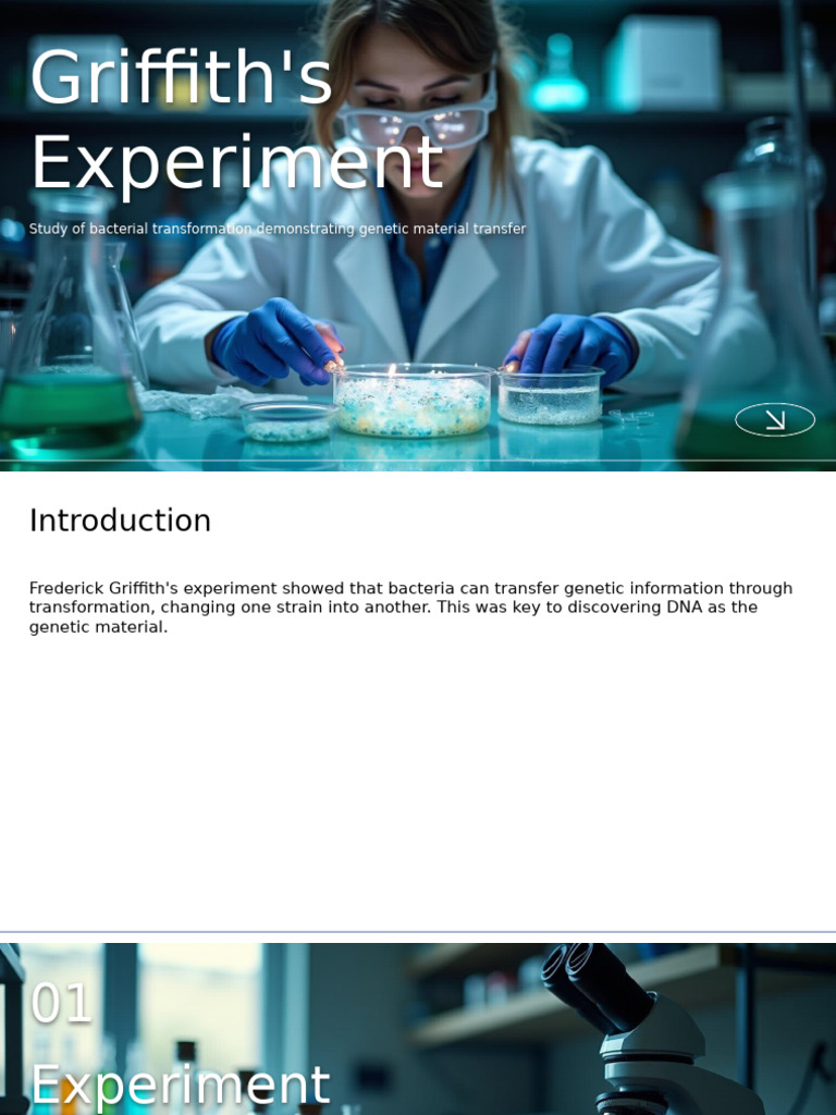 Griffith's Experiment | PDF