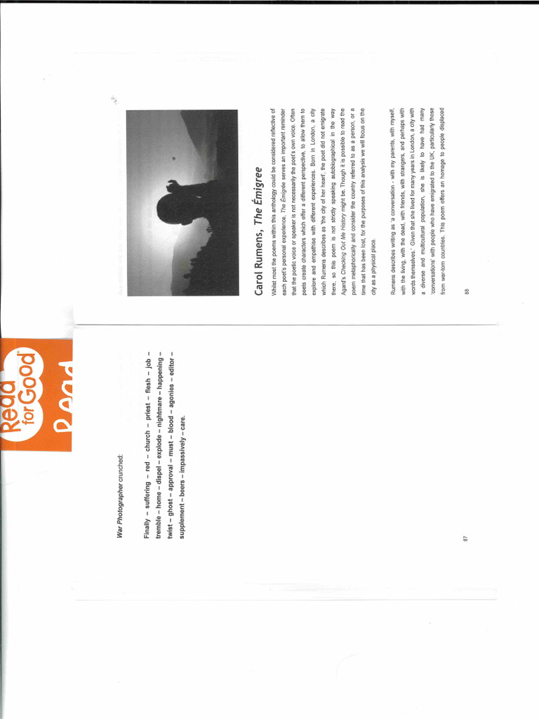 Art of Poetry Rumens Emigree | PDF