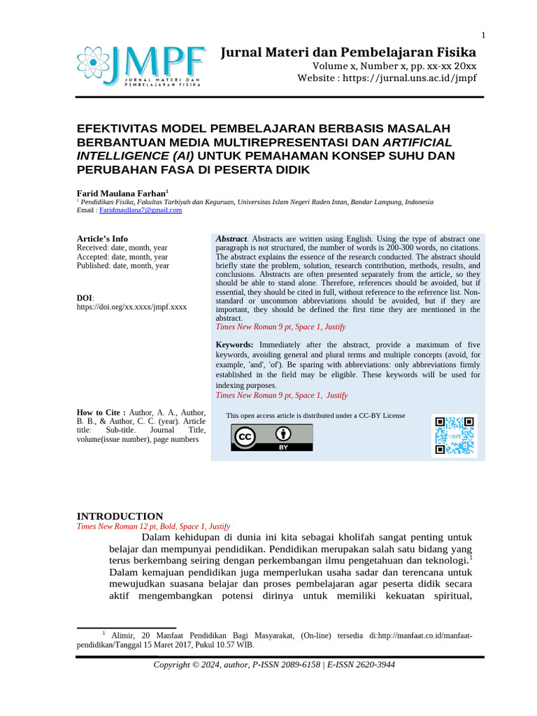 JMPF Template English Version | PDF