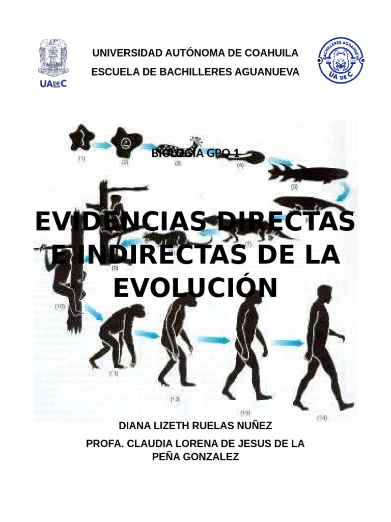 Evidencias Directas e Indirectas de La Evolución | PDF | Gene | Evolución