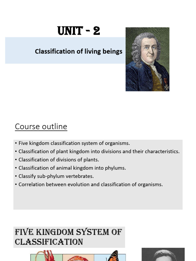 Classification of Living Beings | PDF | Plants | Vertebrates