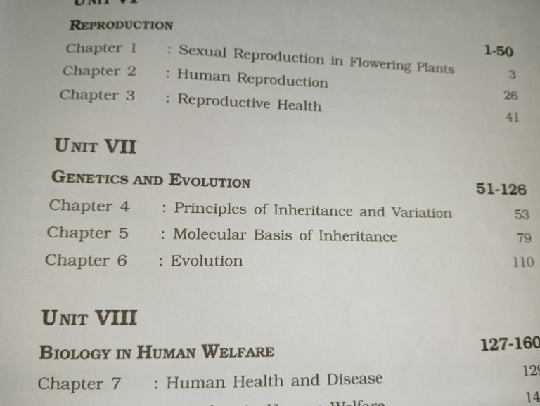 Biology Unit 7 | PDF