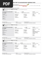 Weekly Flight Schedule for UNHAS DRC | PDF | Aviation