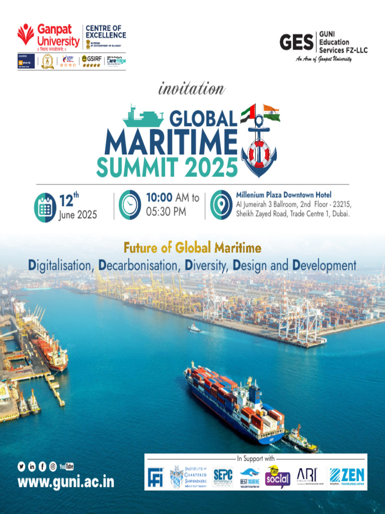 Global Maritime Summit 2025 Overview | PDF | Artificial Intelligence ...