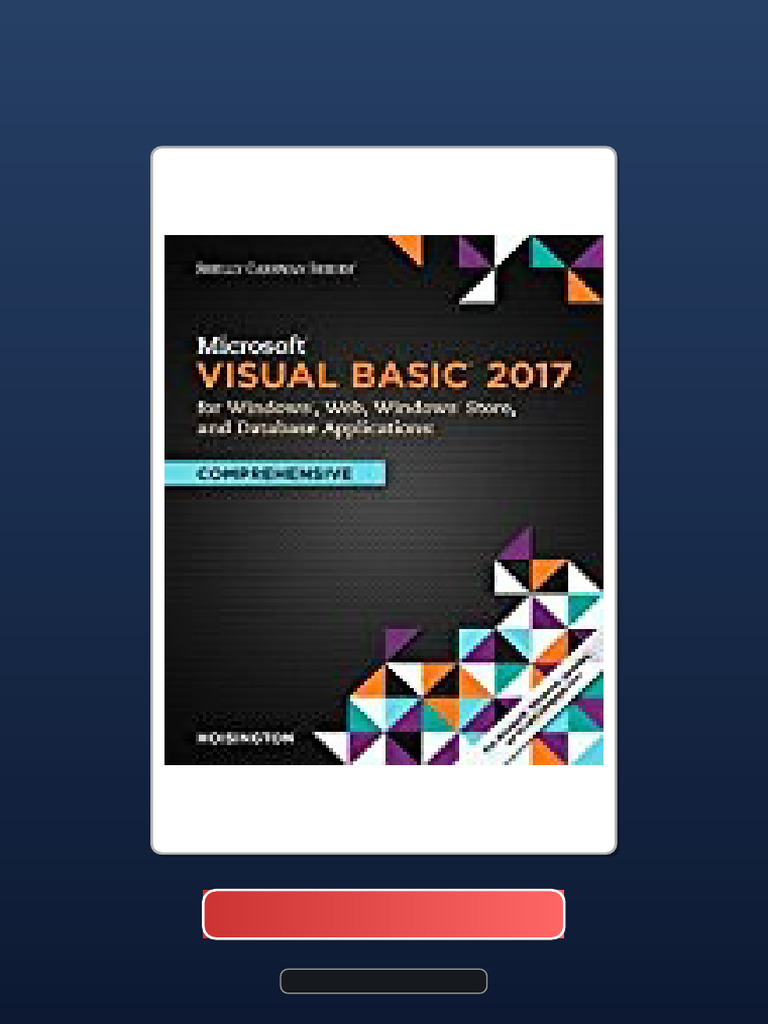 Microsoft Visual Basic 2017 For Web, Windows, and Database Applications | PDF | Multiple Choice ...