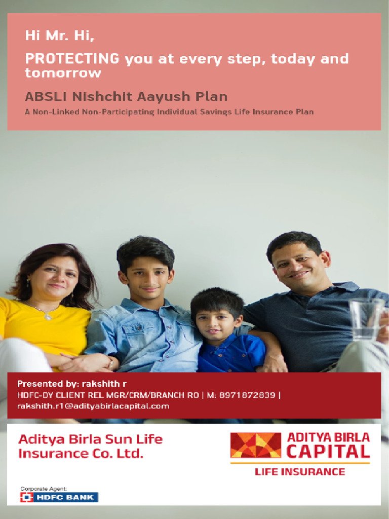 Hi Nishchit Aayush Plan Presentation | PDF