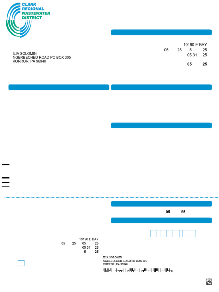 Sample Utility Bill 230607 121609 | PDF | Visa Inc. | Debit Card