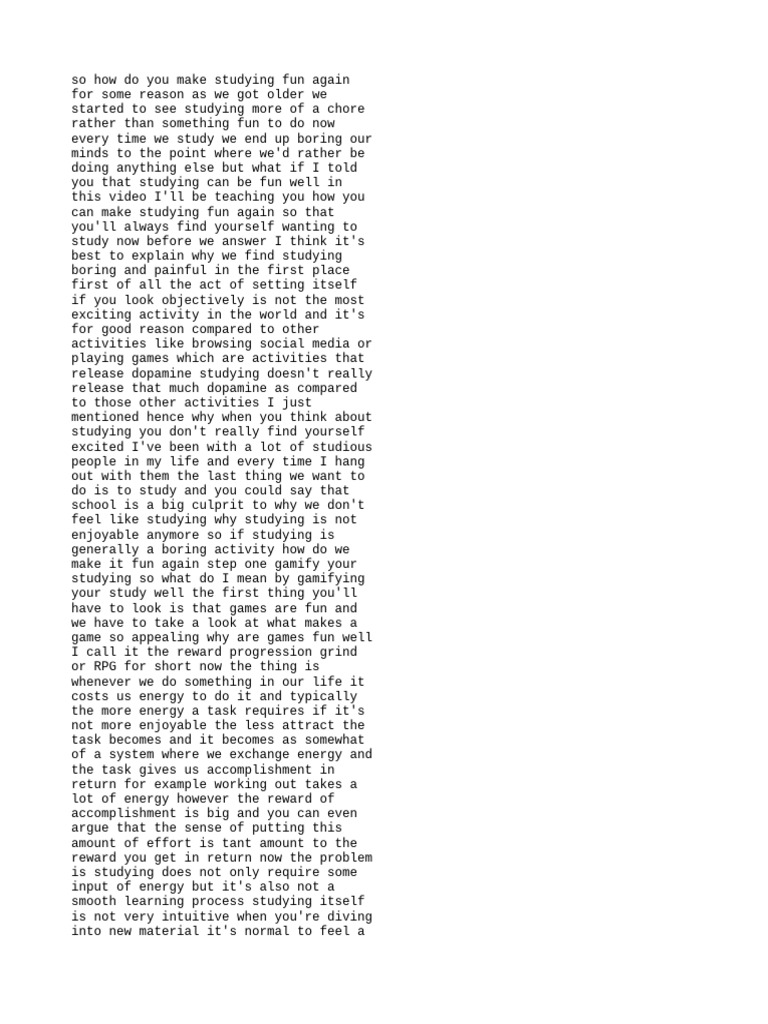 (English (Auto-Generated) ) How To Make Studying ADDICTING, Like A ...