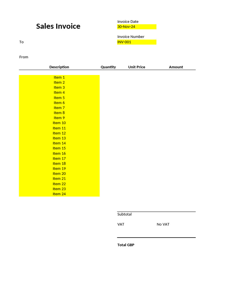Invoice Temp | PDF