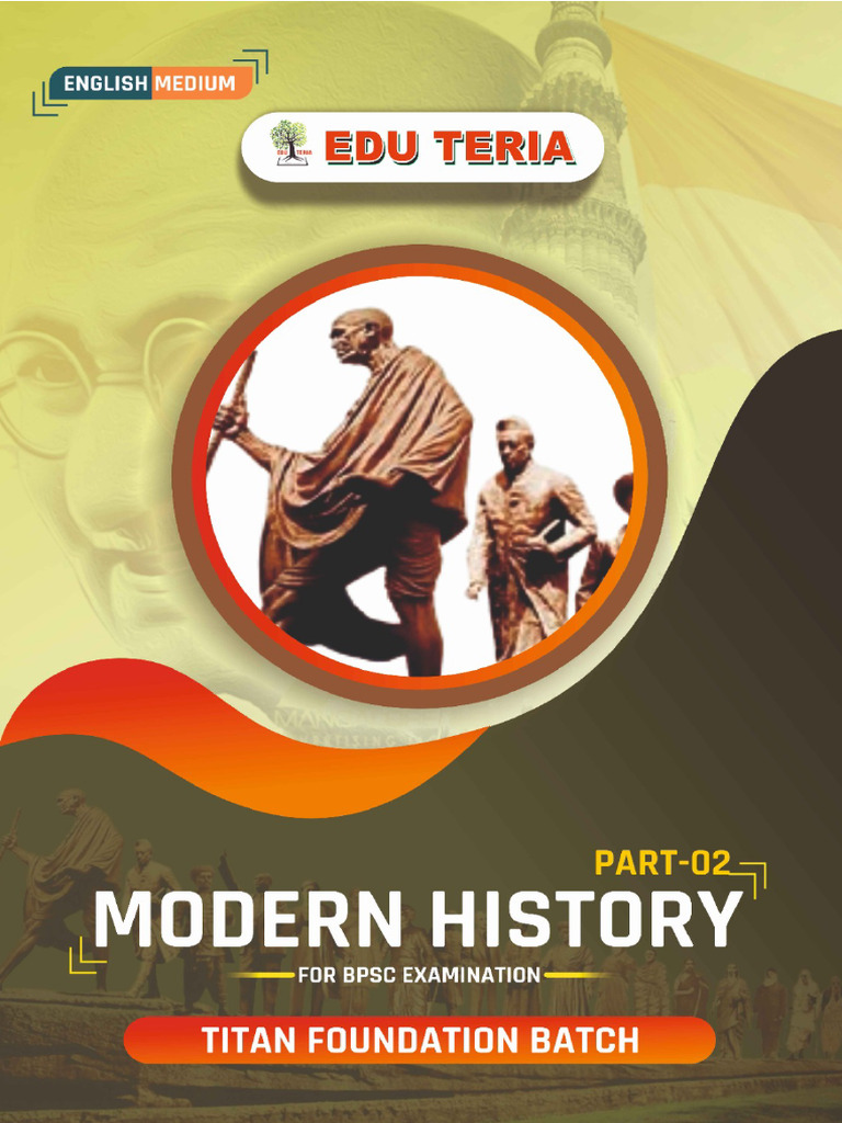 Modern History Vol-2 (E) | PDF | Mahatma Gandhi | British India