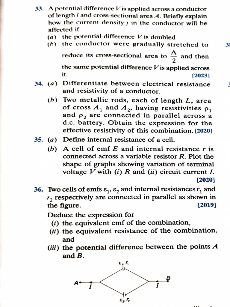 Homework Physics 25.06.25 | PDF | Electric Current | Voltage