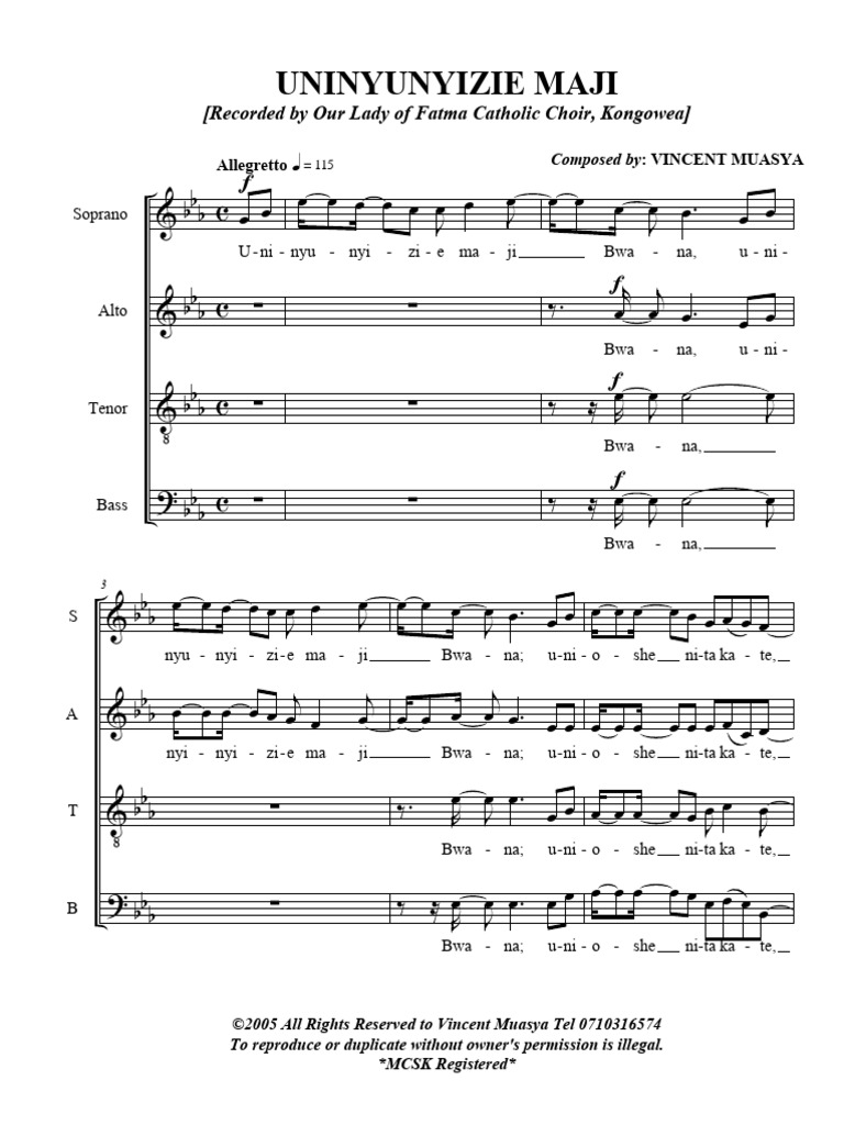 Uninyunyizie Maji PDF-1 | PDF