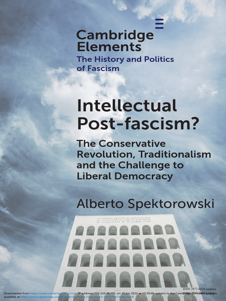 Post-Fascism and Liberal Democracy | PDF | Populism | Fascism