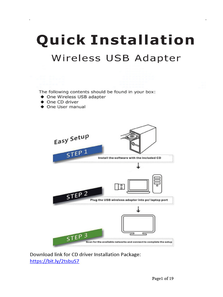 Realtek 8812BU Wireless LAN 802.11ac USB NIC | PDF | Installation ...