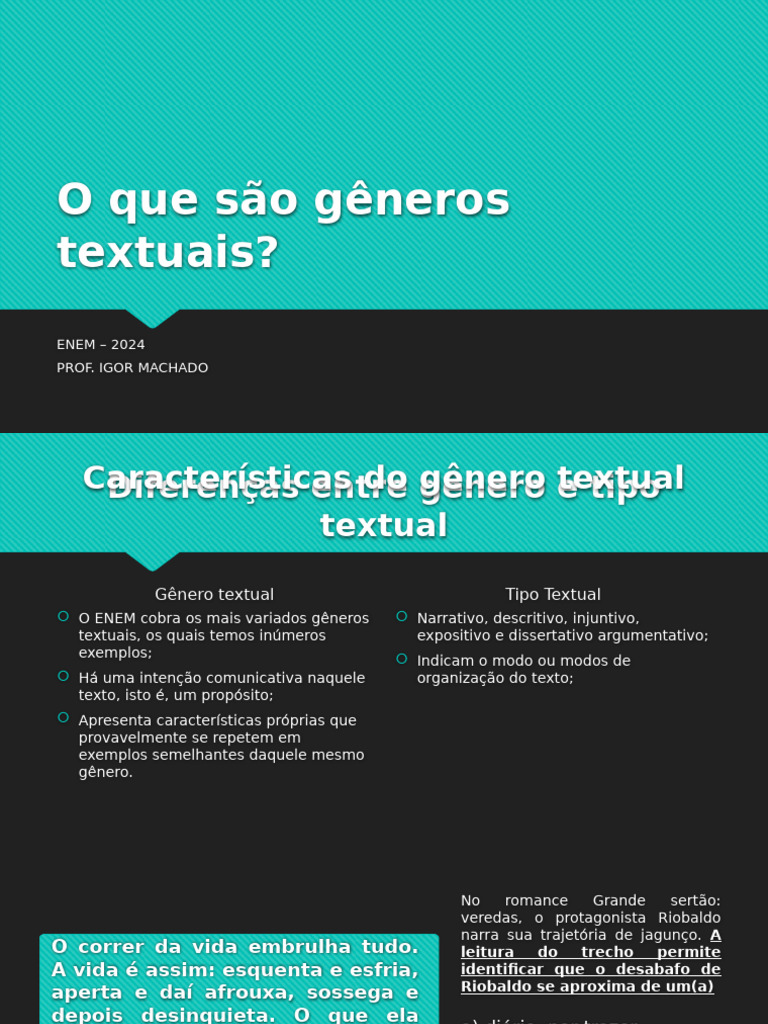 Gêneros Textuais e suas Características | PDF | Publicidade