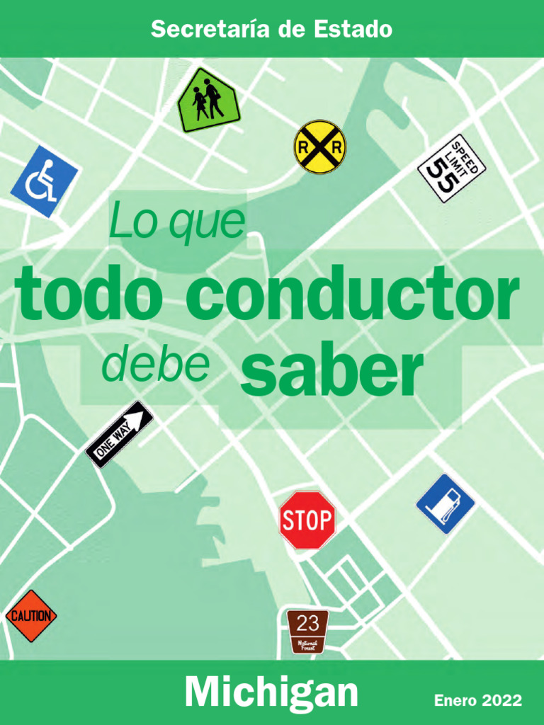 Guía de Conducción en Michigan 2022 | PDF | Licencia de conducir | Tráfico