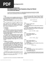 ASTM G187: Soil Resistivity Testing | PDF | Coefficient Of Variation ...