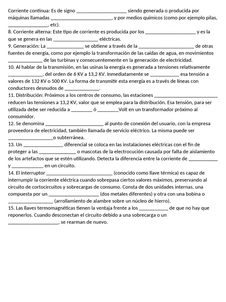 Ejercicios Corriente Continua | PDF