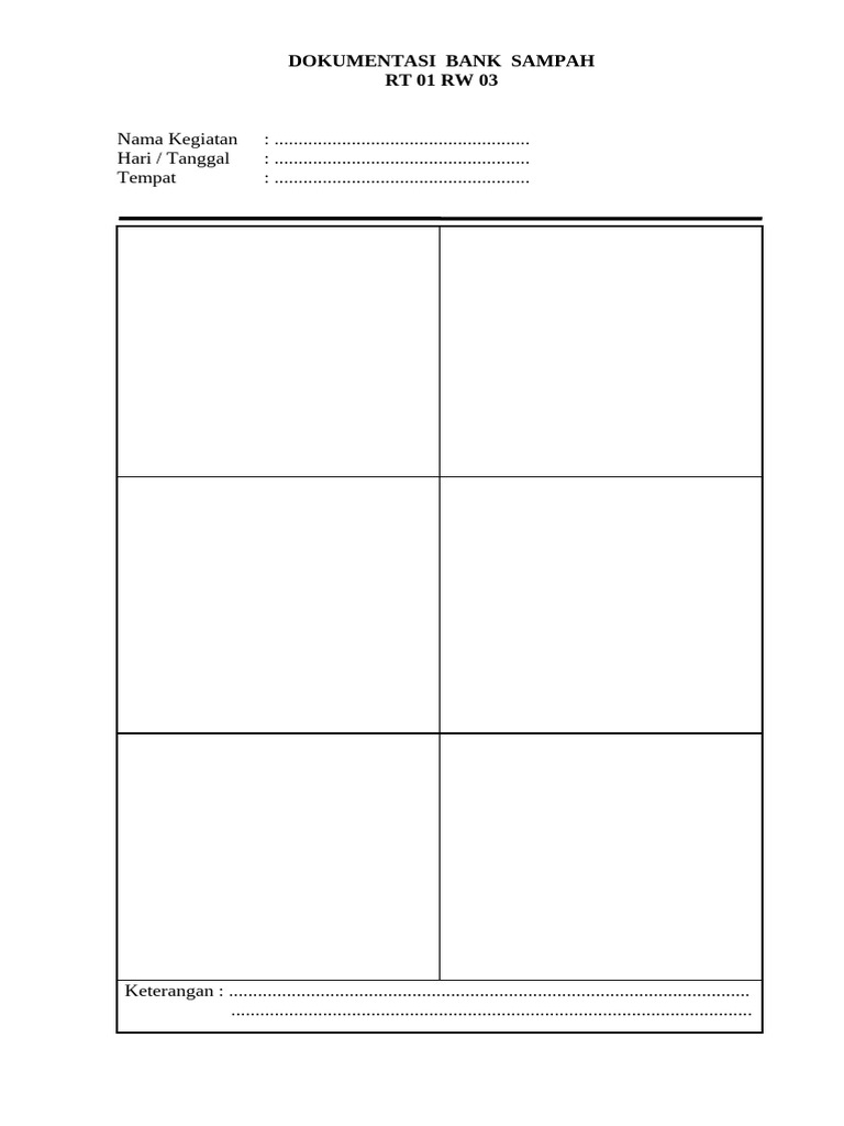 Dokumentasi Bank Sampah | PDF