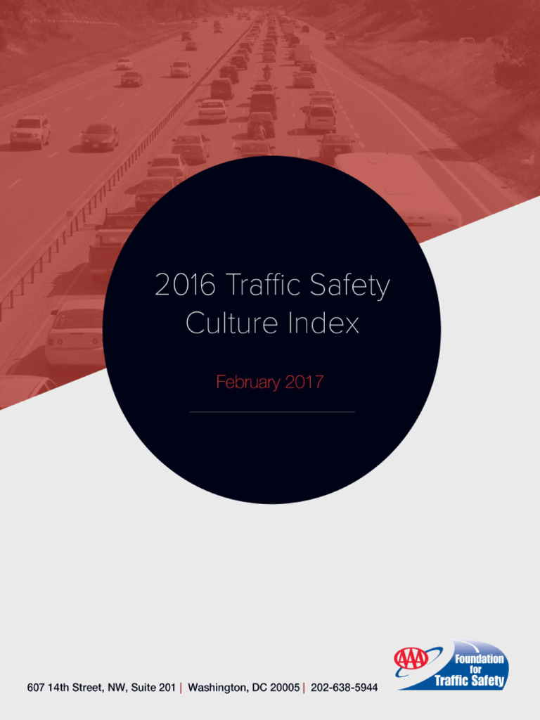 2016 Traffic Safety Culture Index Results | PDF | Survey Methodology ...