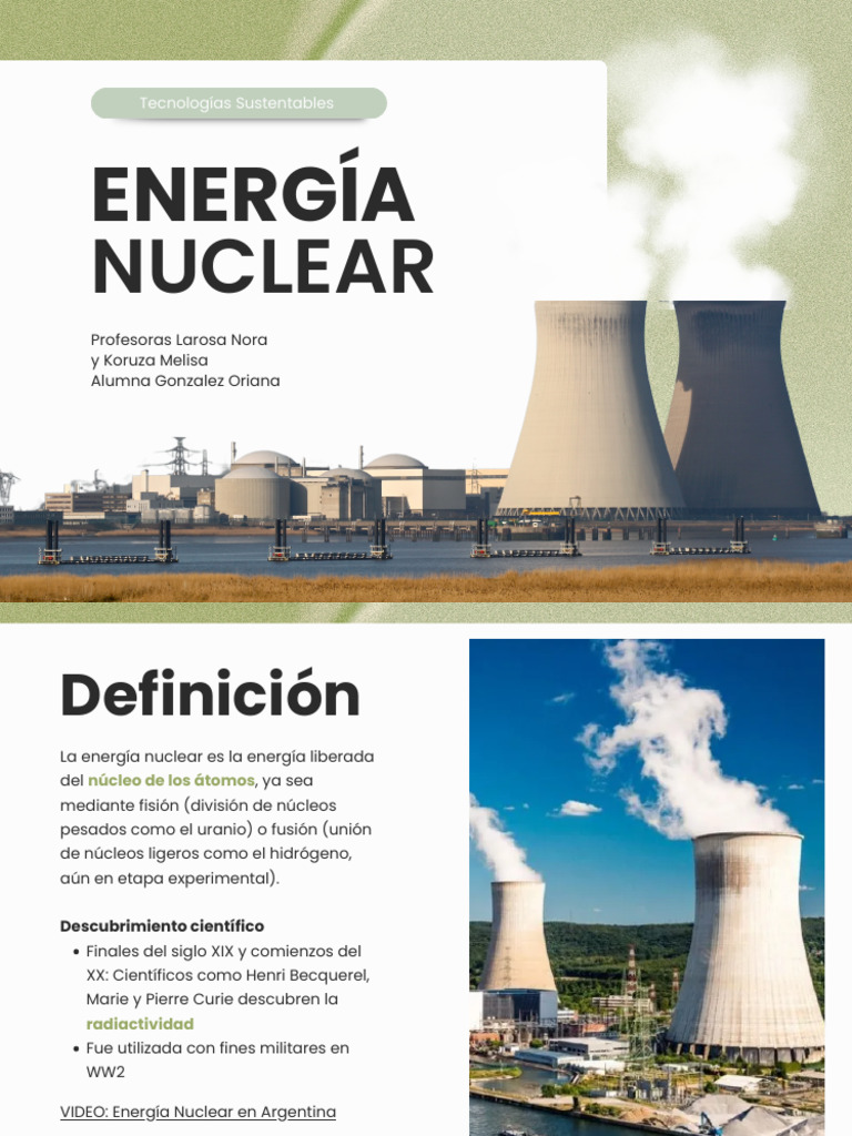 Energia Nuclear | PDF | La energía nuclear | Reactor nuclear