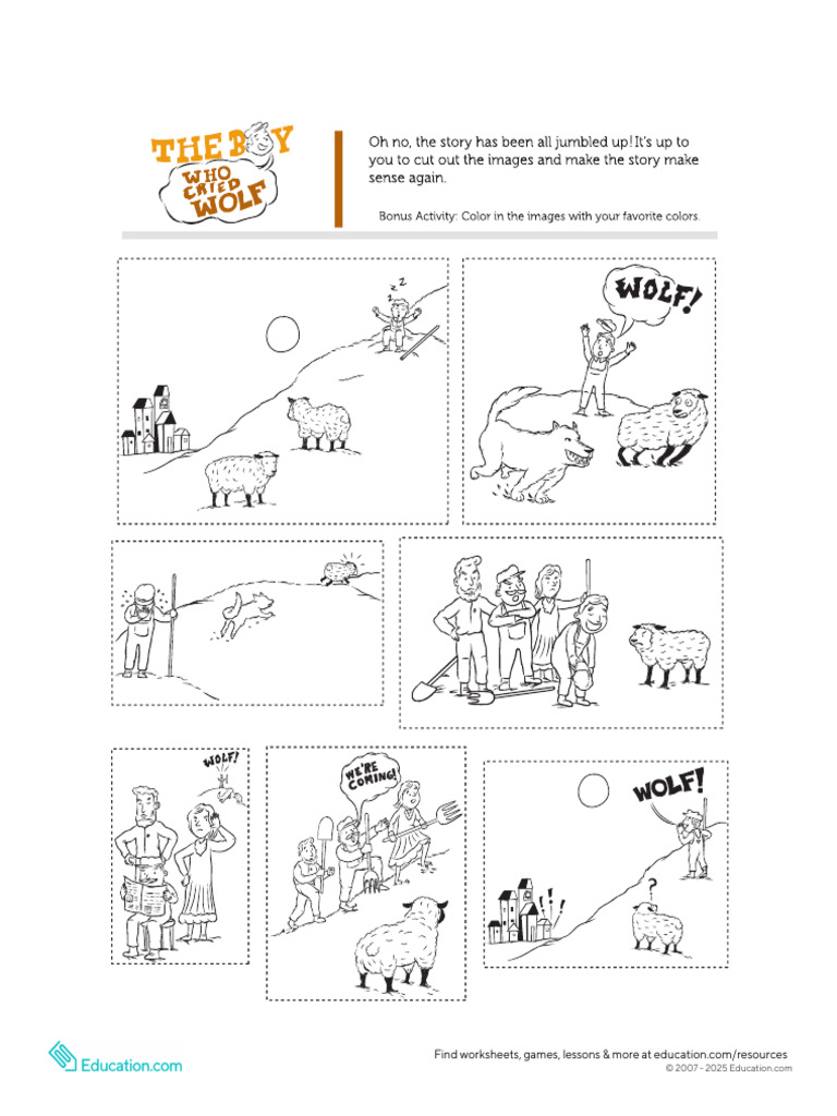 The Boy Who Cried Wolf Story | PDF