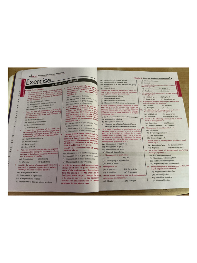 Chapter 1 Examination Corner BST | PDF