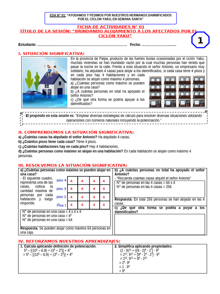 Solucion Ficha 1 - 1ero - Eda1 | PDF