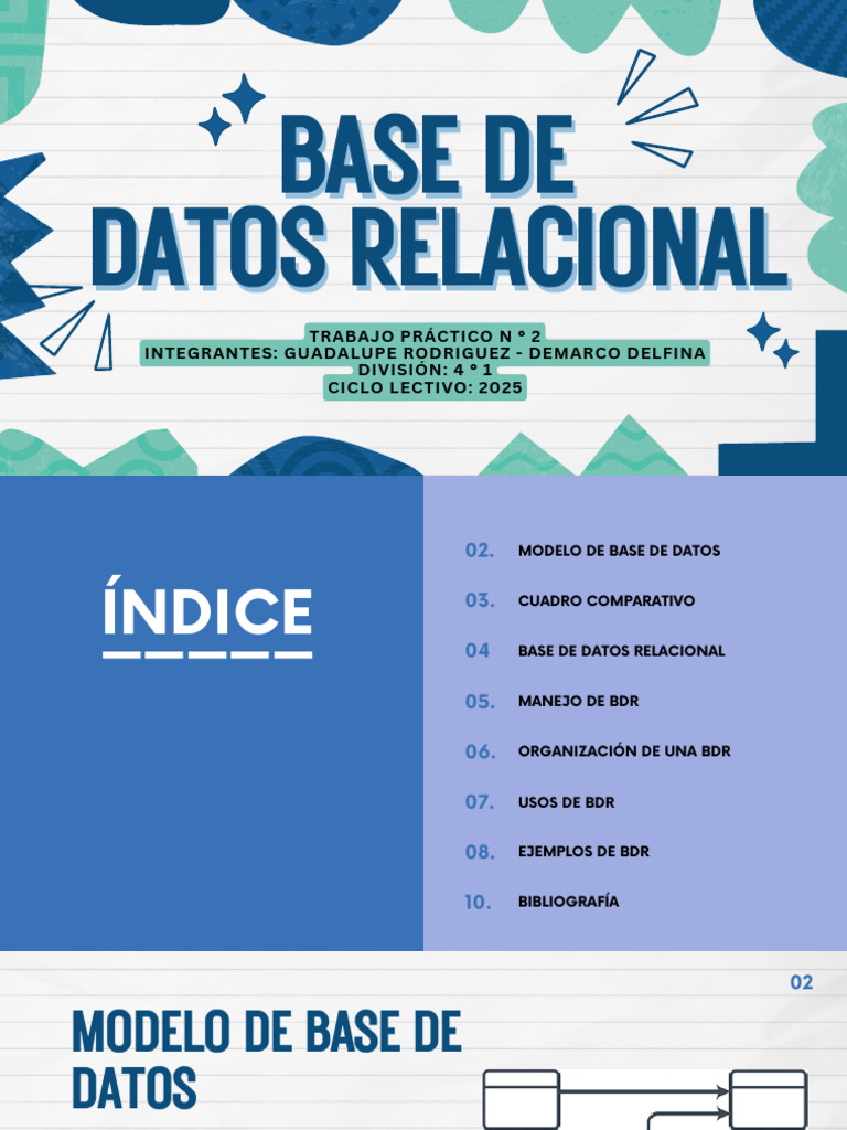 BDD Relacional | PDF | Base de datos relacional | Bases de datos