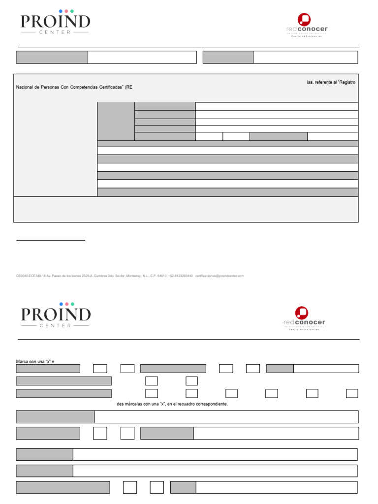 Ficha Registro EC0611 | PDF | Bases de datos