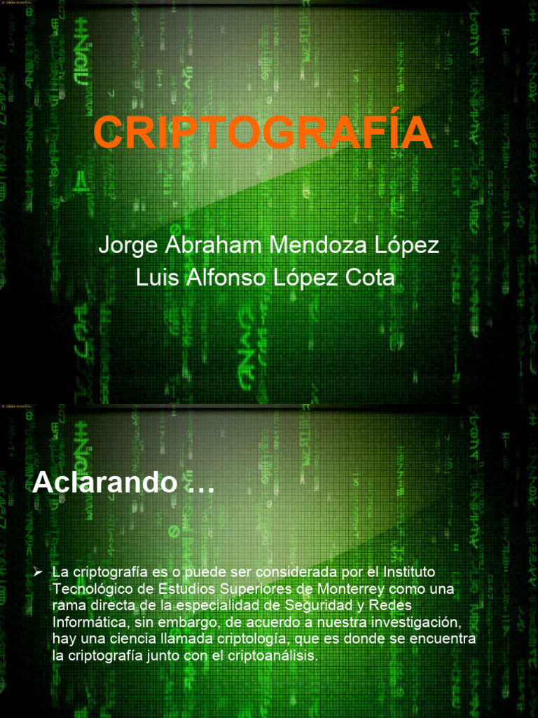 Criptografia 100710145859 Phpapp01 | PDF | Clave (criptografía) | Criptografía
