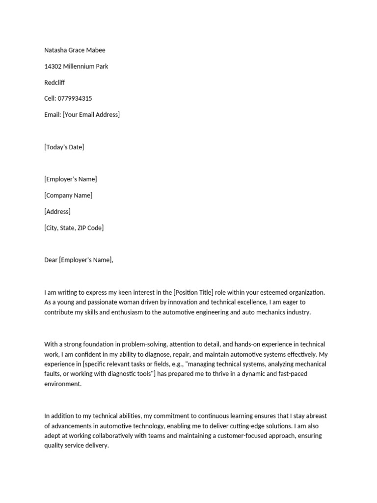 Natasha Letter | PDF