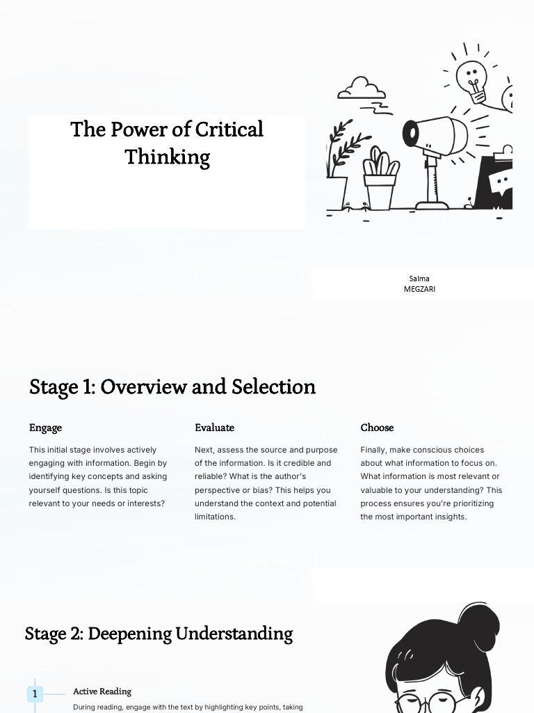 Mastering Critical Thinking Skills | PDF | Critical Thinking | Information
