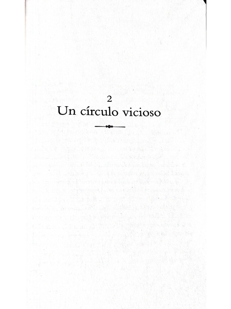 Capítulo 2 - Circulo Vicioso | PDF