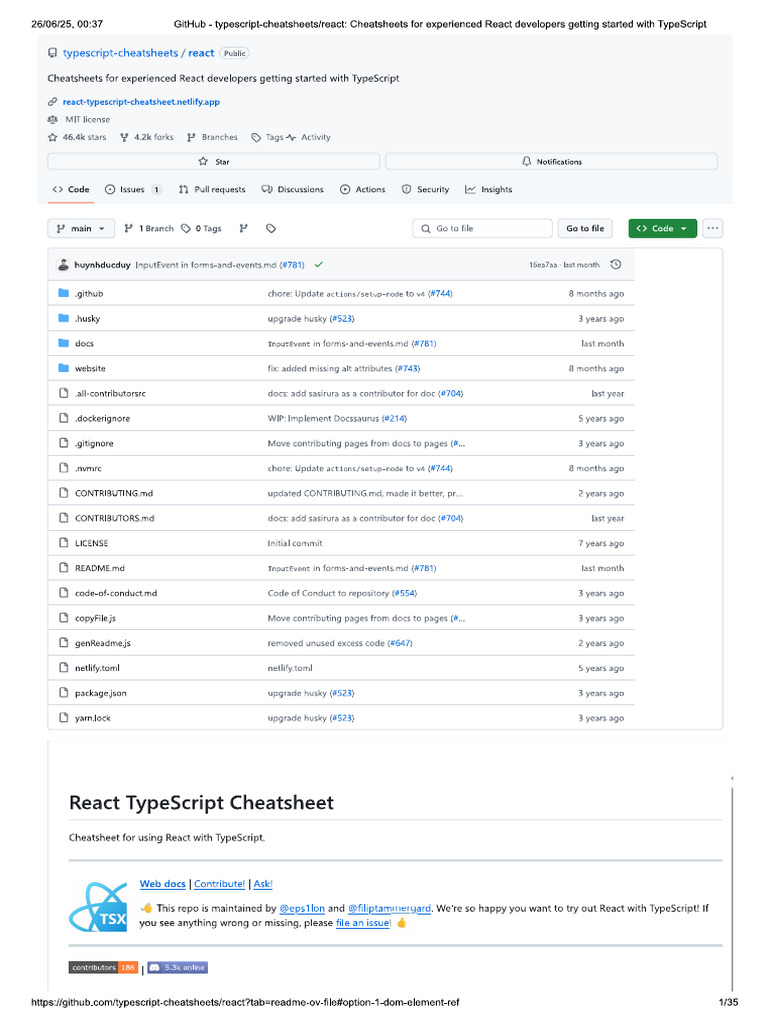 Typescript Cheatsheets | PDF