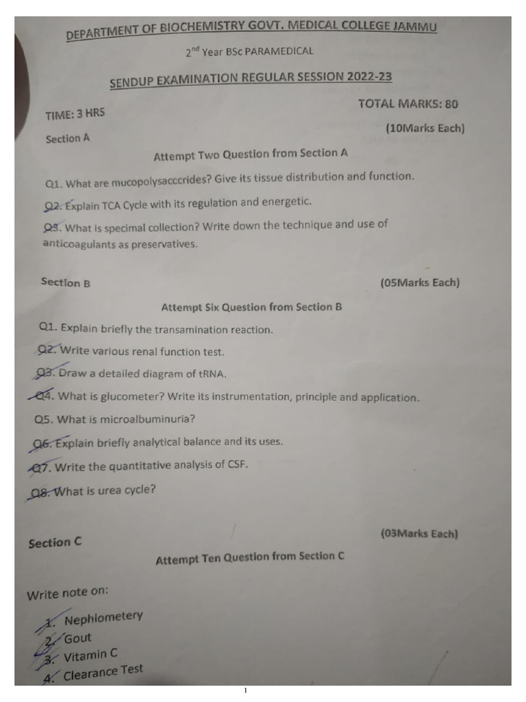 BSC MLT 2nd Year | PDF