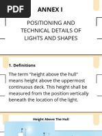 COLREG Navigation Lights and Shapes | PDF | Stern | Mast (Sailing)